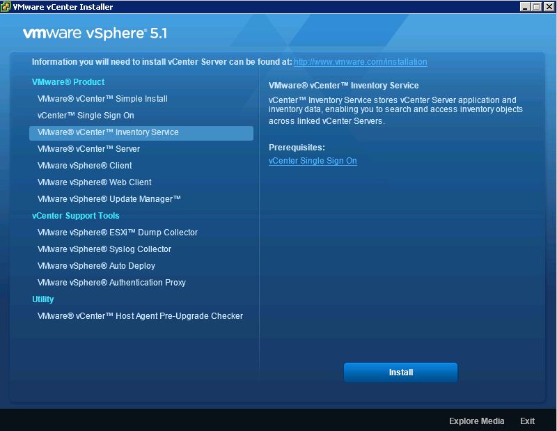 Installing vSphere 5.1 – vCenter Inventory Service – blog.ukotic.net