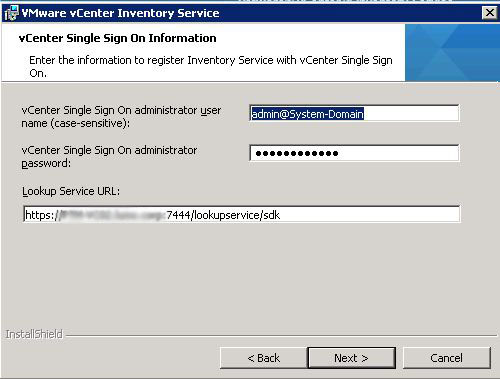 Installing vSphere 5.1 – vCenter Inventory Service – blog.ukotic.net
