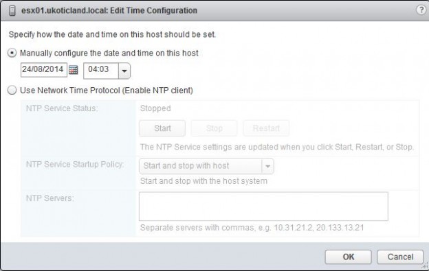 Configuring and Testing NTP on ESXi – blog.ukotic.net