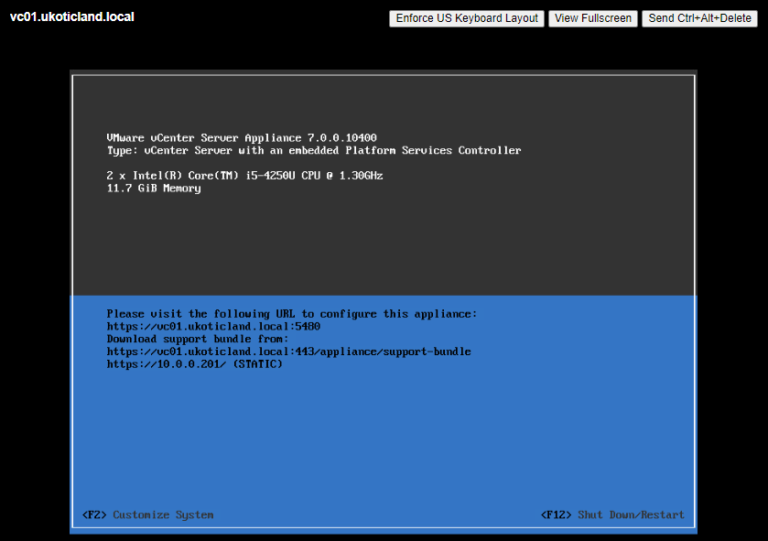 Enable SSH on vCenter Server 7 – blog.ukotic.net